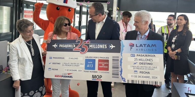 Chile: Aeropuerto de Santiago rompe récord y alcanza los 25 millones de ...